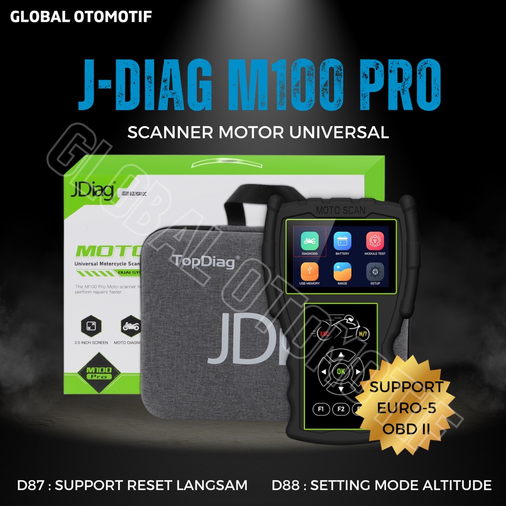 Jual Scanner Motor JDiag M100 PRO Universal - Scaner Diagnostik Scan ...