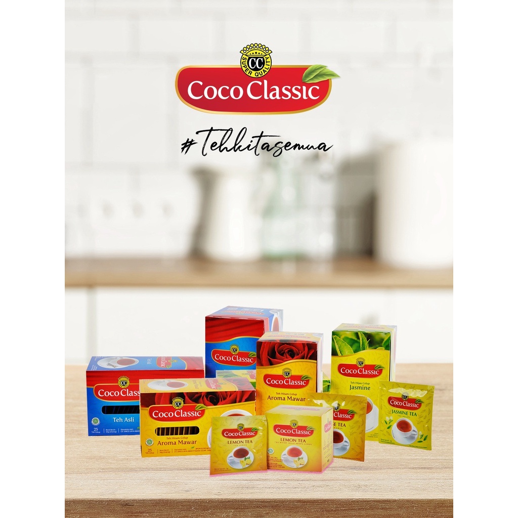 Jual Teh Coco Classic Aroma Vanilla Amplop isi 25 teabag/teh coco ...