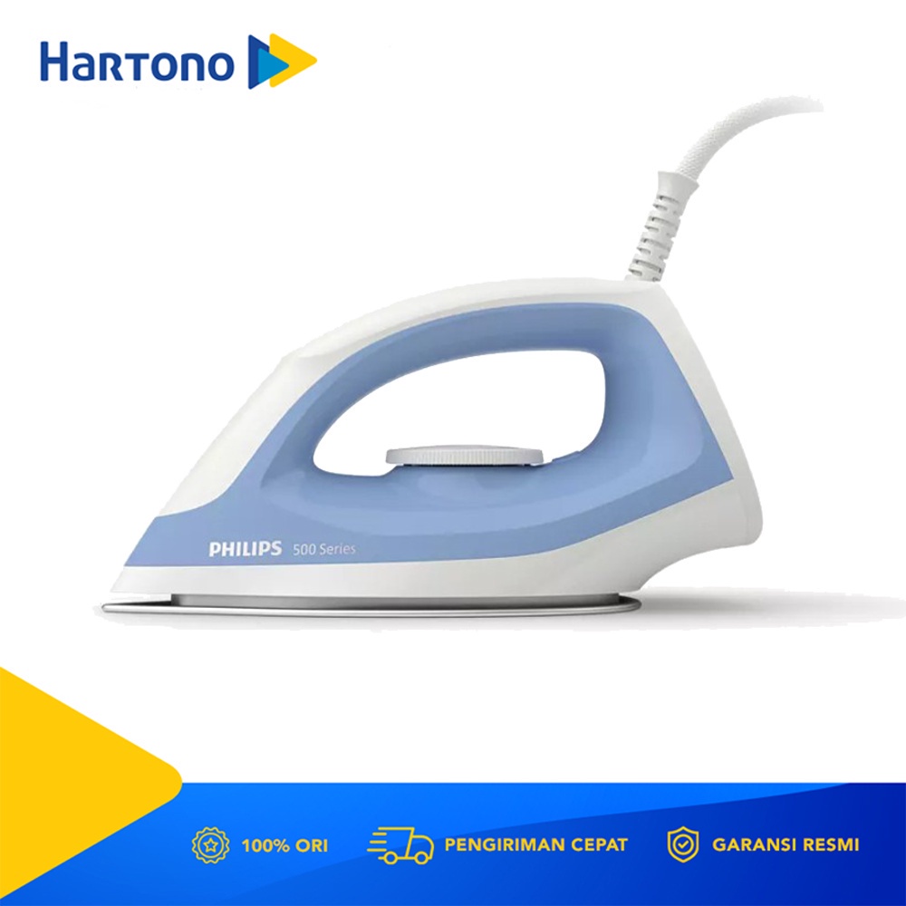 Jual Philips Setrika Kering Dry Iron DST0510 Series DST0510/20 | Shopee ...