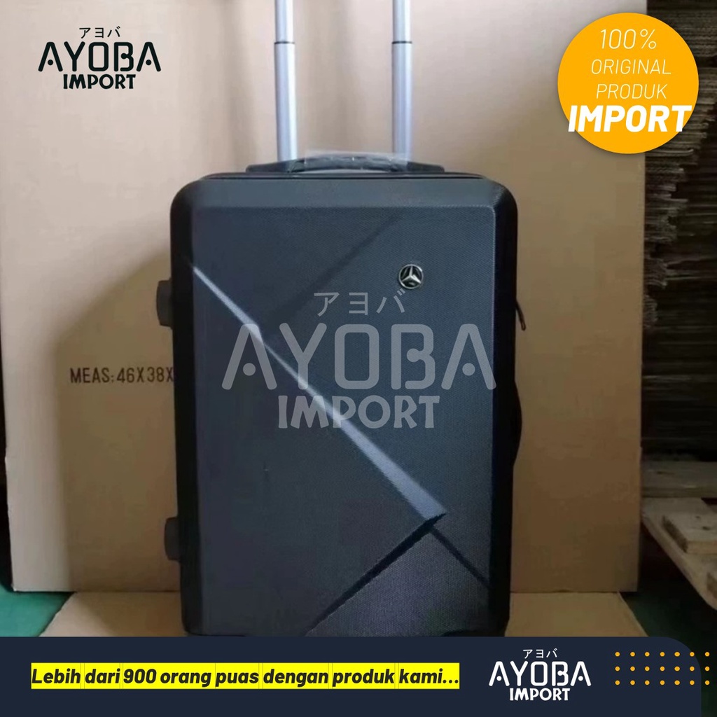 Jual Trolley bag koper cabin 20 inch mercedes benz tas | Shopee Indonesia
