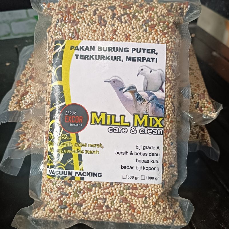 Jual Pakan Burung Tekukur Gacor MILL MIX Dapur exCor 500gr | Shopee Indonesia