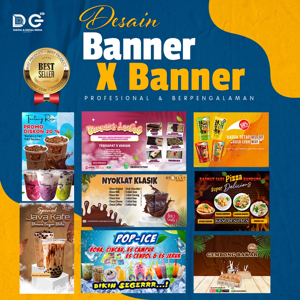 Jual Jasa Desain Banner, Spanduk & X-Banner Kreatif: Solusi Promosi ...