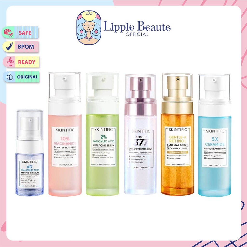 Jual SKINTIFIC - 2% Salicylic Acid Acne Serum || 10% Niacimide ...