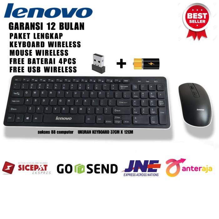 Jual LENOVO WIRELESS KEYBOARD AND MOUSE COMBO SET GKM520 KEYS FULLSIZE ...