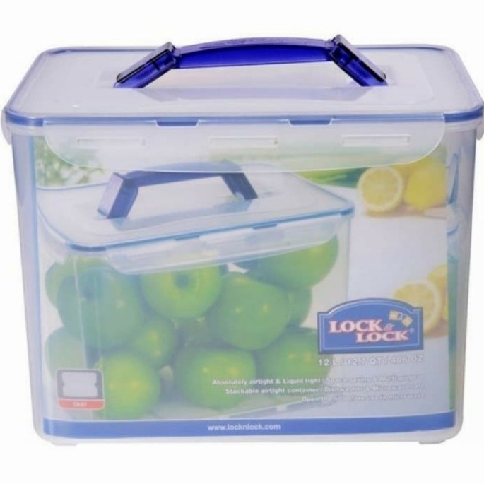 Jual Lock&Lock Rectangular Food Container HPL889 12L Lock n Lock ...