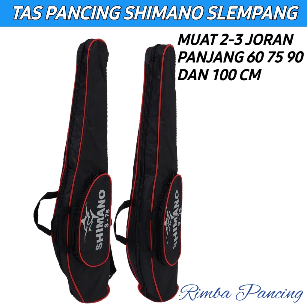 Jual Tas Pancing Model Slempang Bahan Tebal Kuat Termurah Muat 2-3 Joran Panjang 60Cm 75Cm 90Cm ...