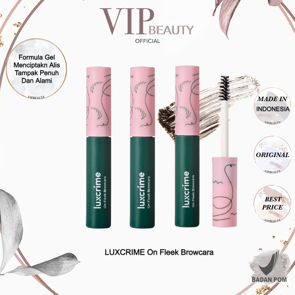 Jual LUXCRIME On Fleek Browcara | Maskara Alis | Shopee Indonesia