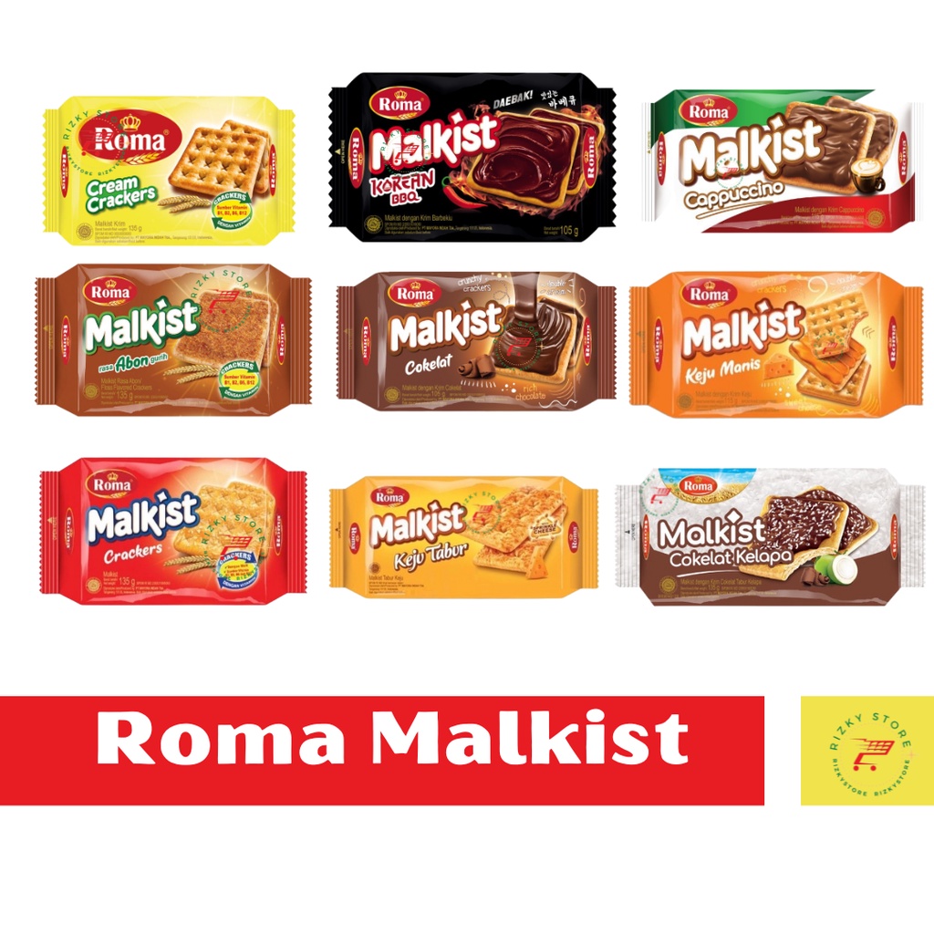 Jual Roma Malkist Crackers Biskuit | Shopee Indonesia