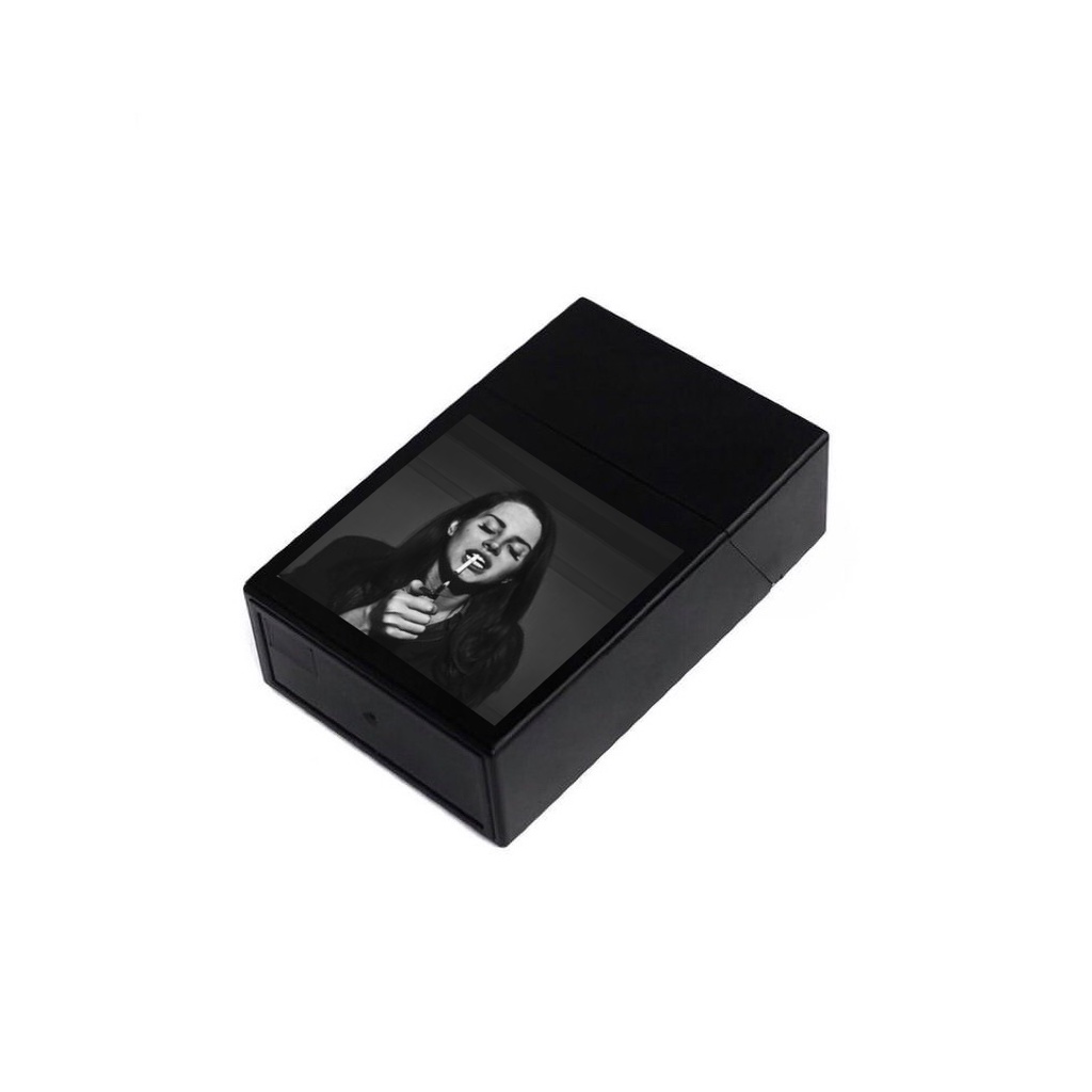 Jual KOTAK ROKOK BOX HITAM /KADO ULANGTAHUN / KOTAK ROKOK PLASTIK ...