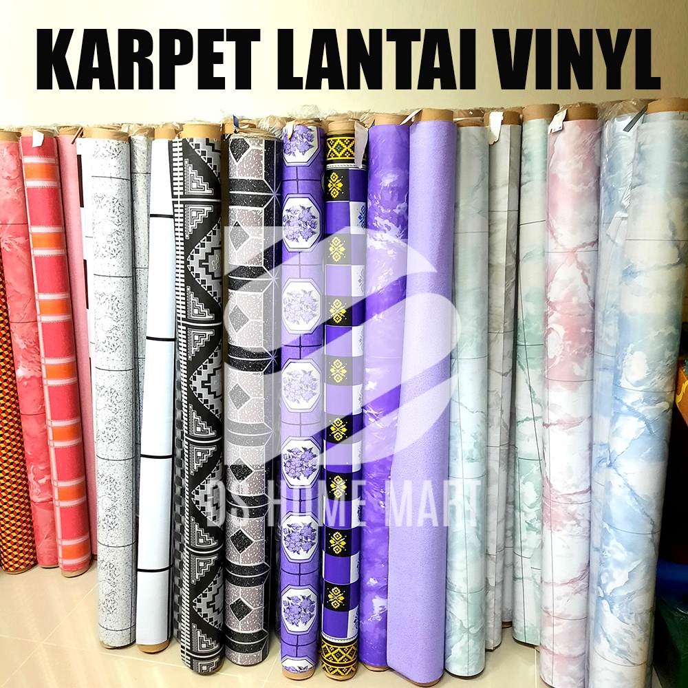 Jual 1 ROLL 24 METER Karpet Lantai Tikar Plastik Vinyl dengan Lebar 1 ...