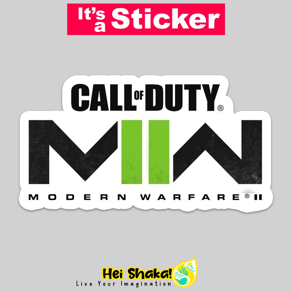 Jual Stiker COD Call of Duty Modern Warfare 2 Sticker Gamer Tempelan ...