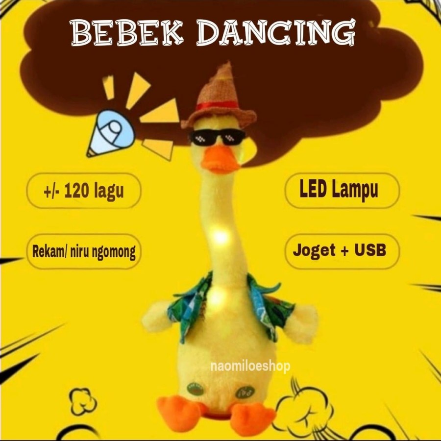 Jual Mainan Boneka Bebek bisa jalan JOGET MUSIK FUNNY DUCK Bebek Musik ...