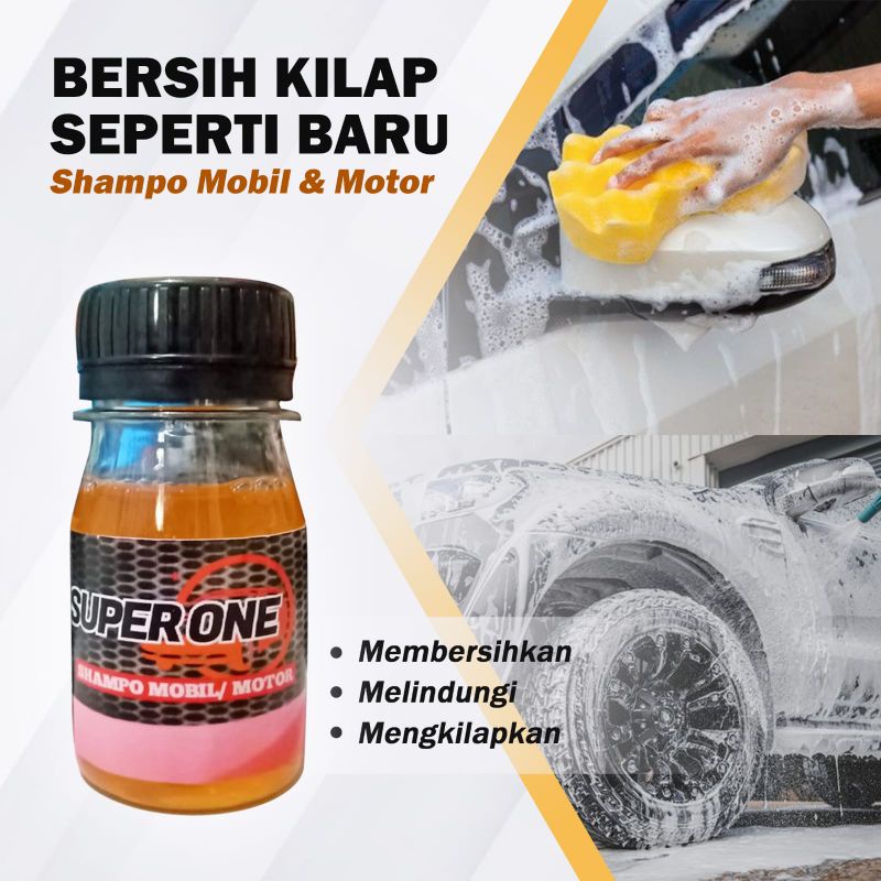 Jual Shampo Mobil Motor Busa Melimpah 30 Ml | Shopee Indonesia