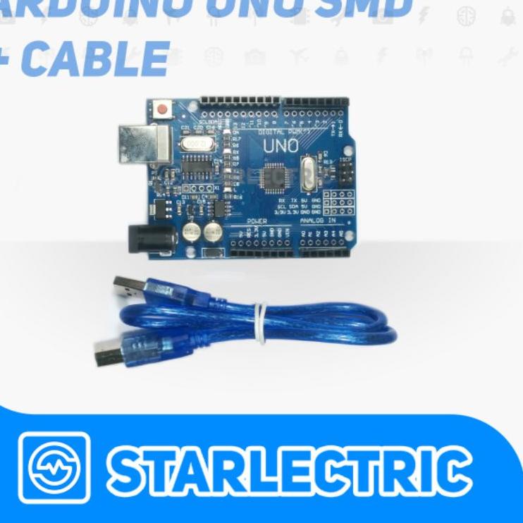 Jual ORIGINAL% Uno R3 - Arduino Uno Complatible Atmega328p CH340 dengan ...