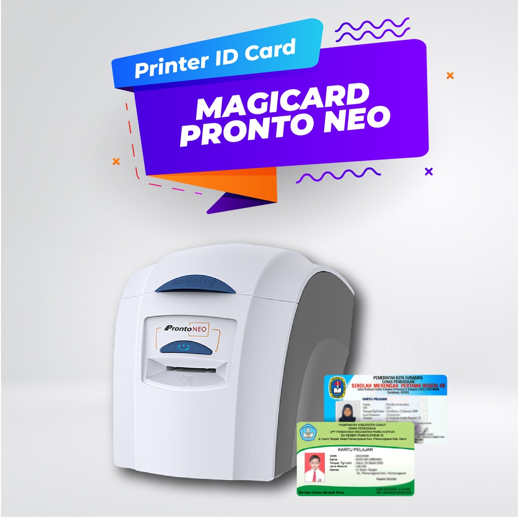 Jual Printer Cetak Kartu ID Card PVC RFID Magicard Pronto Neo | Shopee ...