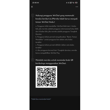 Jual WeChat Scan Barcode pendaftaran Baru | Shopee Indonesia