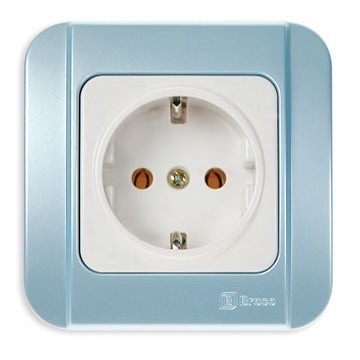 Jual BROCO STOP KONTAK GALLEO Metallic BLUE Socket Outlet Biru | Shopee ...