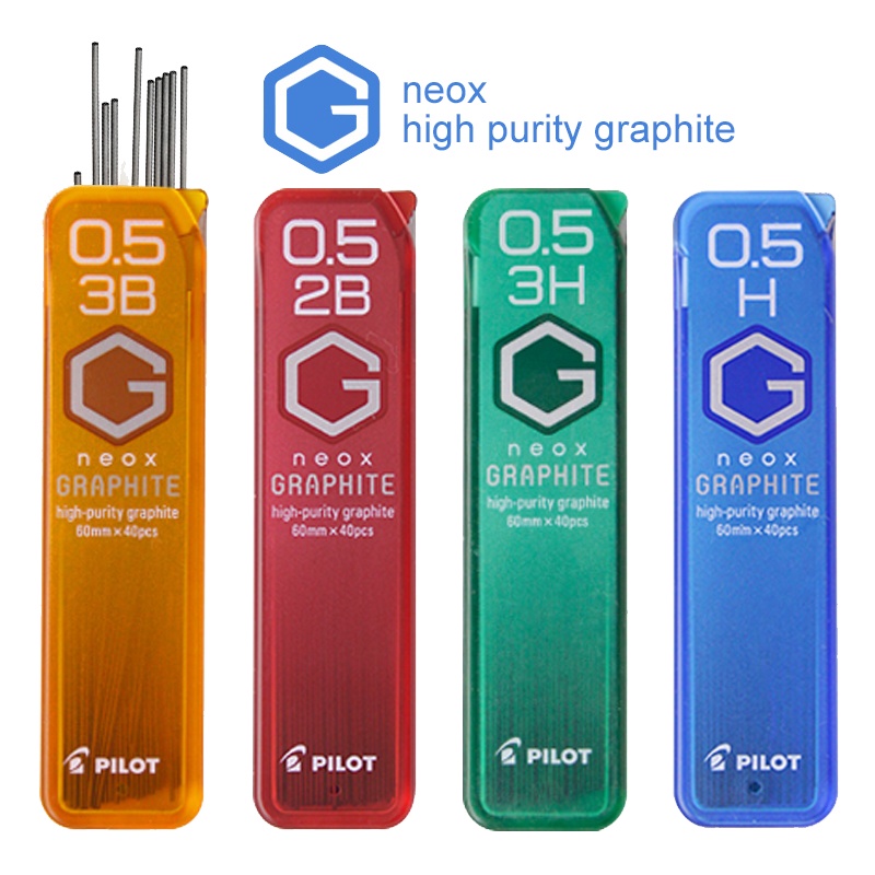 Jual Pilot Neox Graphite Mechanical Pencil Lead Refill 0.3mm 0.5mm Isi ...