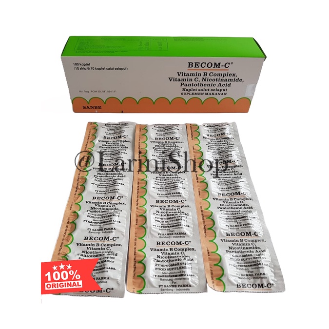 Jual BECOM C MULTIVITAMIN/BECOMC/VITAMIN C 10 TABLET (1 STRIP) | Shopee ...