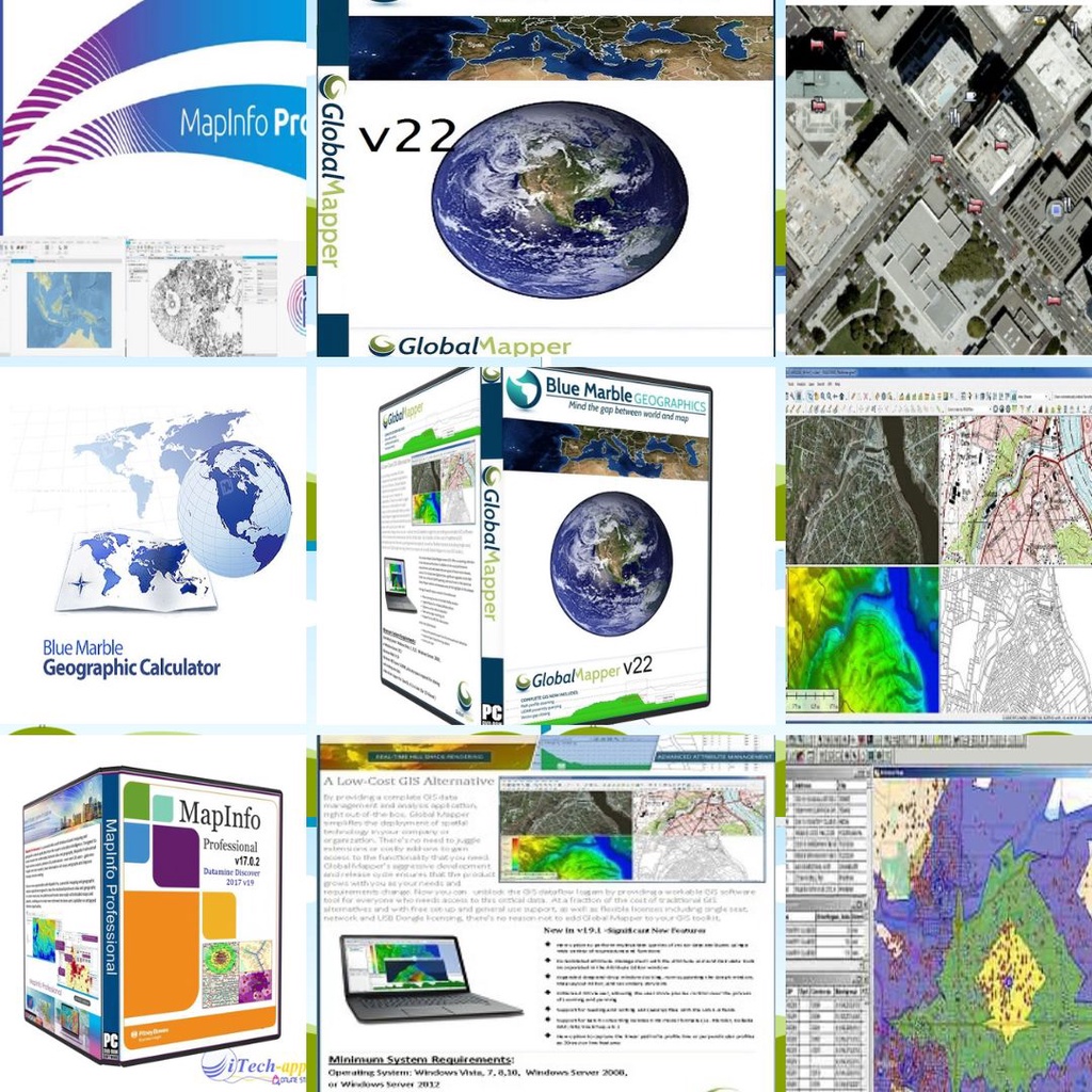 Jual [work]Mapinfo Professional 22 MapInfo pro 21 Bonus Globalmapper 24 ...