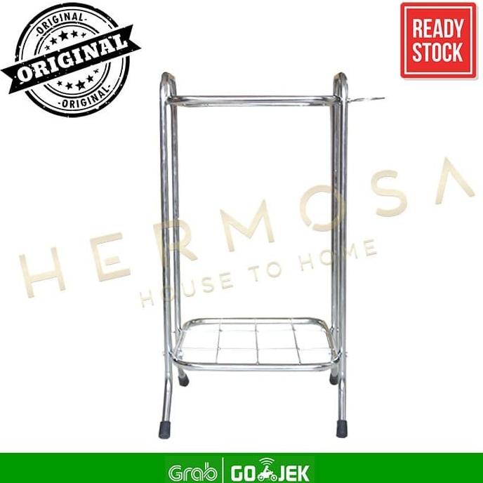 Jual Rak Dispenser 2 Susun Stainless | Shopee Indonesia