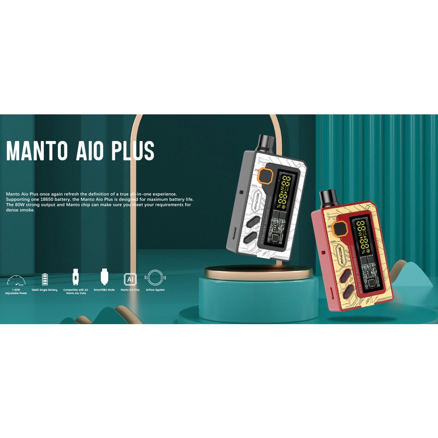 Jual Rincoe Manto Aio Plus 80W 18650 Pod Kit by Rincoe | Shopee Indonesia
