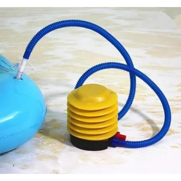 Jual POMPA ANGIN INJAK MANUAL (BULAT KUNING) BALON UDARA FOIL BAN KARET ...