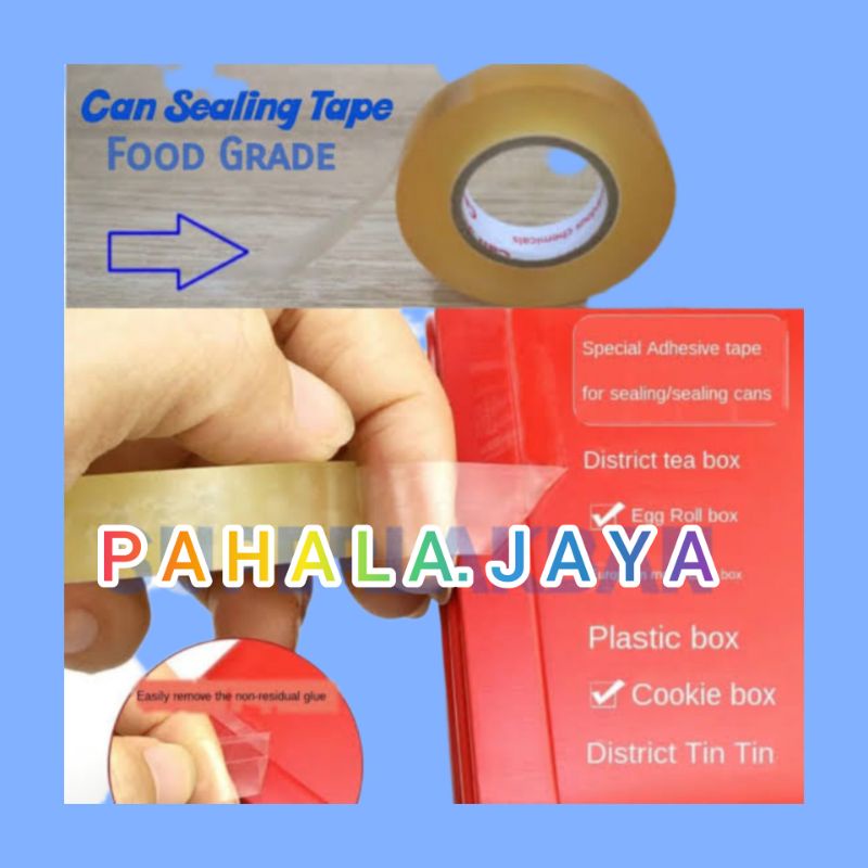 Jual Isolasi Toples kue kering / Solasi toples kue kaleng / sealing ...