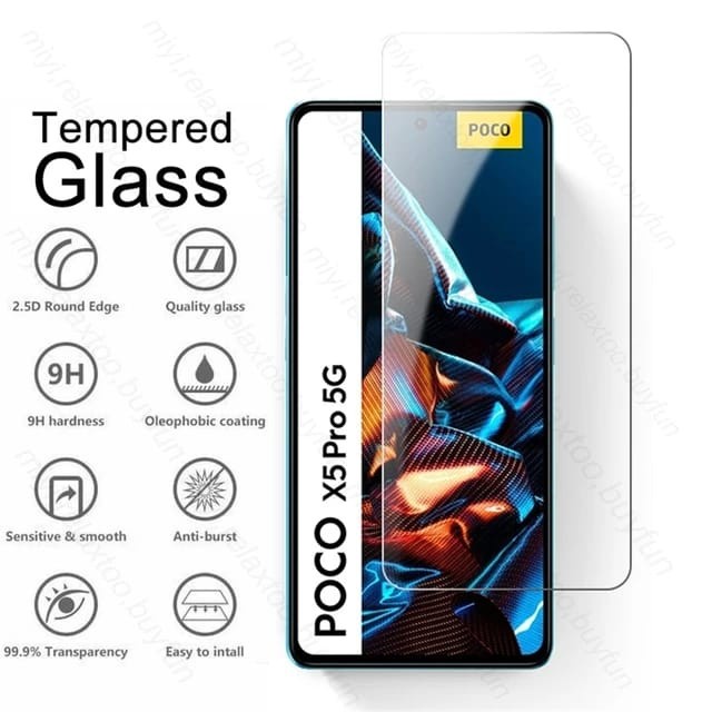 Jual POCO X7 X6 X5 PRO 5G X3 GT X3 NFC TEMPERED GLASS CLEAR SCREEN LAYAR ANTI GORES KACA ...