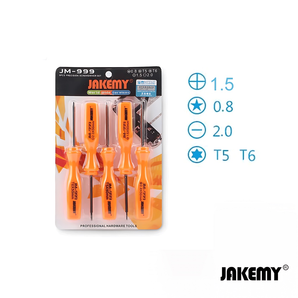 Jual Jakemy Obeng Set hp Toolset Slotted Phillips Torx Star Murah ...