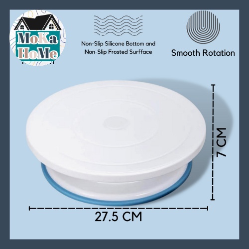 Jual Cake Decorating Turntable Meja Putar Dekor Kue Plastik / Cake ...