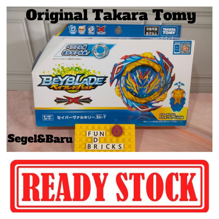 Jual Beyblade B-187 Takara Tomy B187 Starter Savior Saber Valkyrie ...