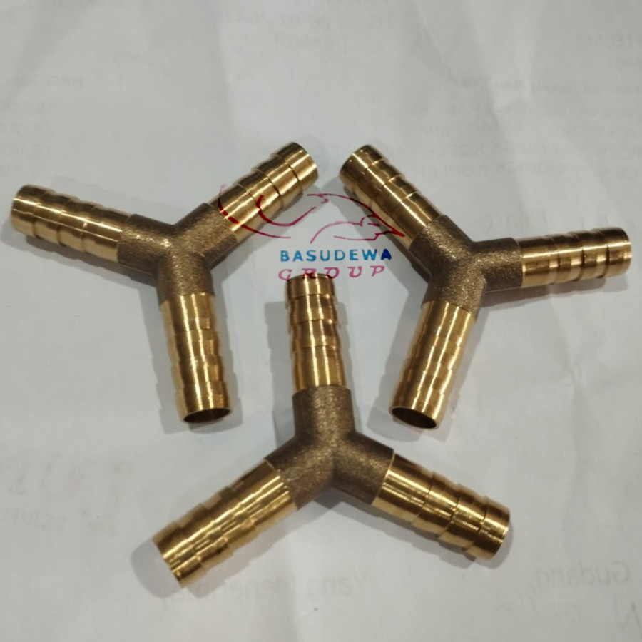 Jual NEPLE SELANG CABANG 3 Y KUNINGAN 5/16" - NEPLE Y KUNINGAN 5/16 ...