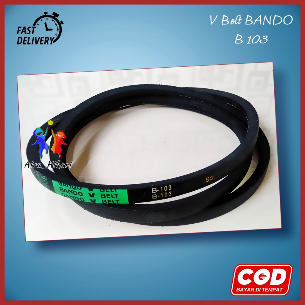Jual Bando B 103 V Belt / Fan Belt / Tali Kipas / Tali Pulley | Shopee Indonesia