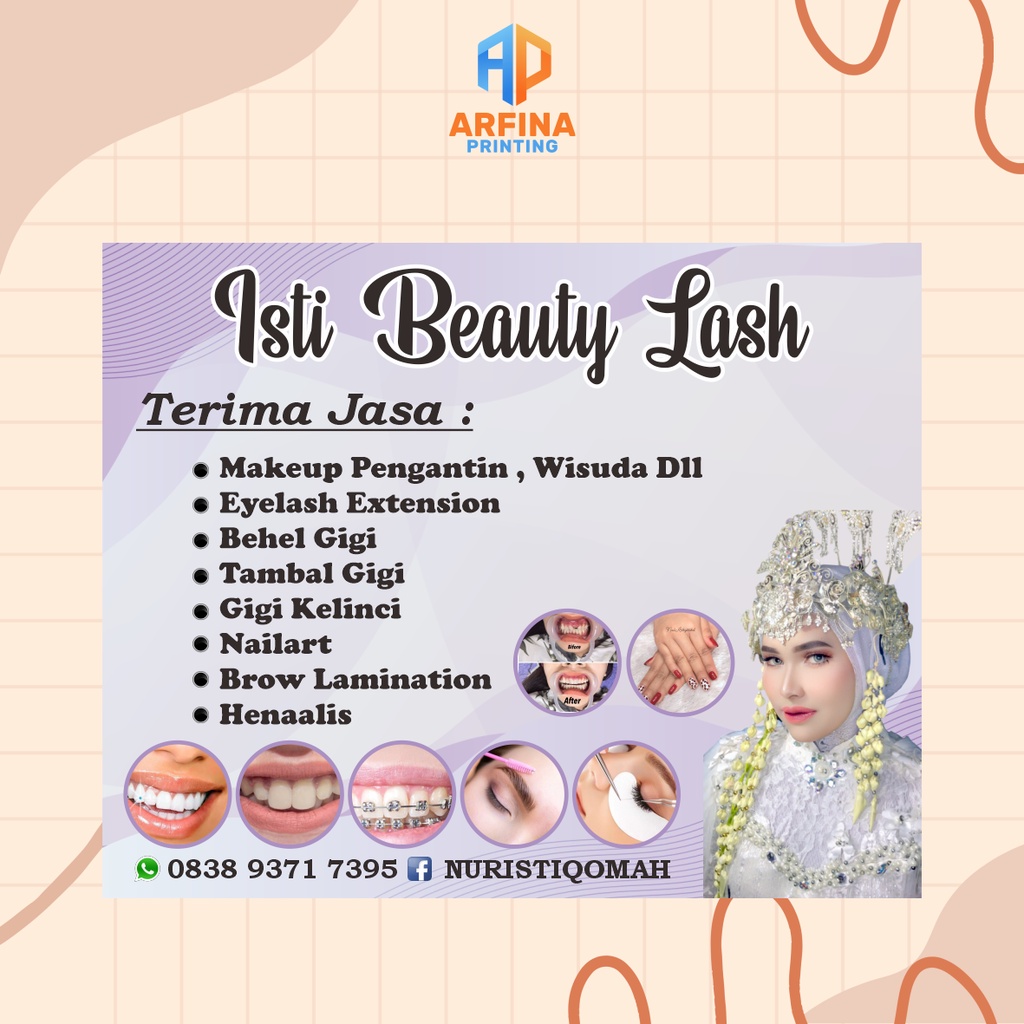 Jual Spanduk Banner Rias Pengantin / Banner Wedding / Beauty | Shopee ...