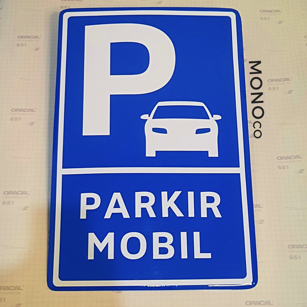Jual Papan Rambu Parkir Mobil Roda Empat 60x40cm | Shopee Indonesia