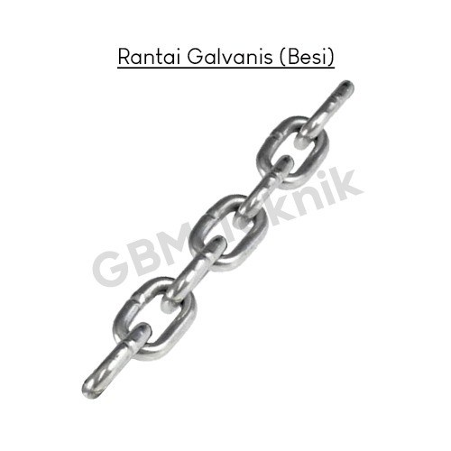 Jual Rantai Besi Galvanis 6MM / Rantai Kapal / Galvanized Chain ...