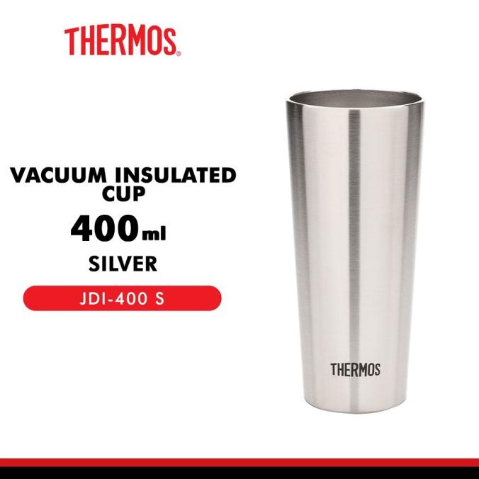 Jual Vacuum Insulated Cup Silver - 400 ml (JDI-400 S) | Shopee Indonesia
