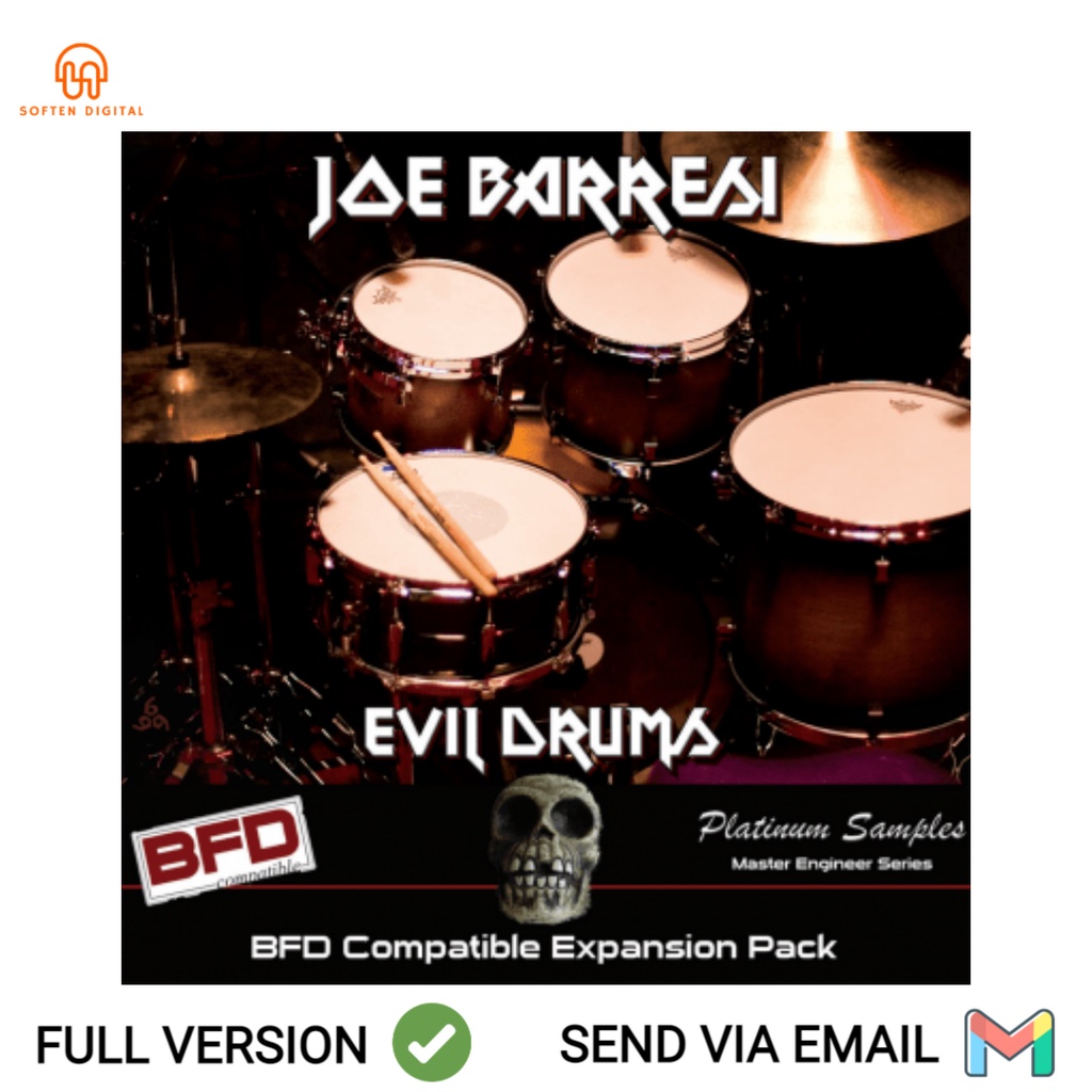 Jual Library Platinum Samples – Joe Barresi Evil Drums (BFD3) | Shopee ...