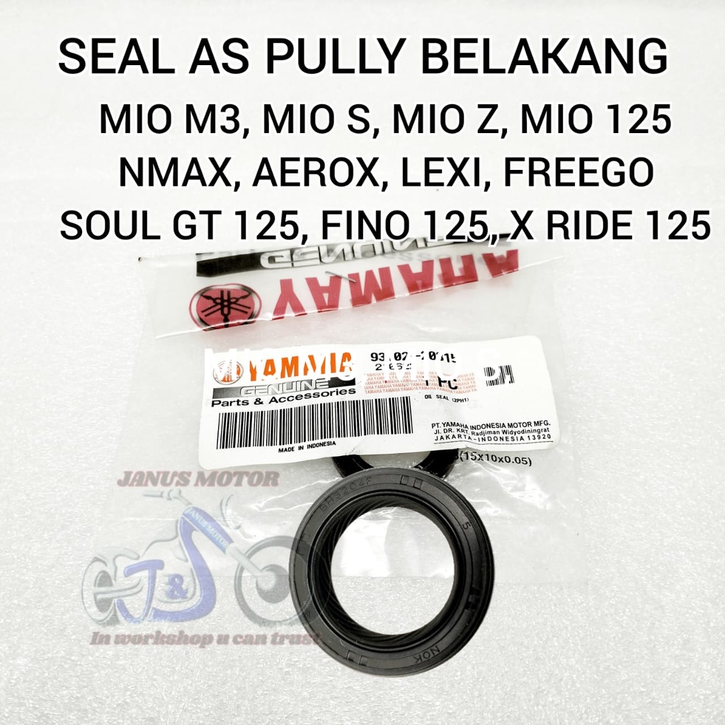 Jual Seal as pully 2PH ORI ASLI MIO M3 , AEROX , LEXI , N MAX , MIO S , SOUL GT 125 PULLY ...