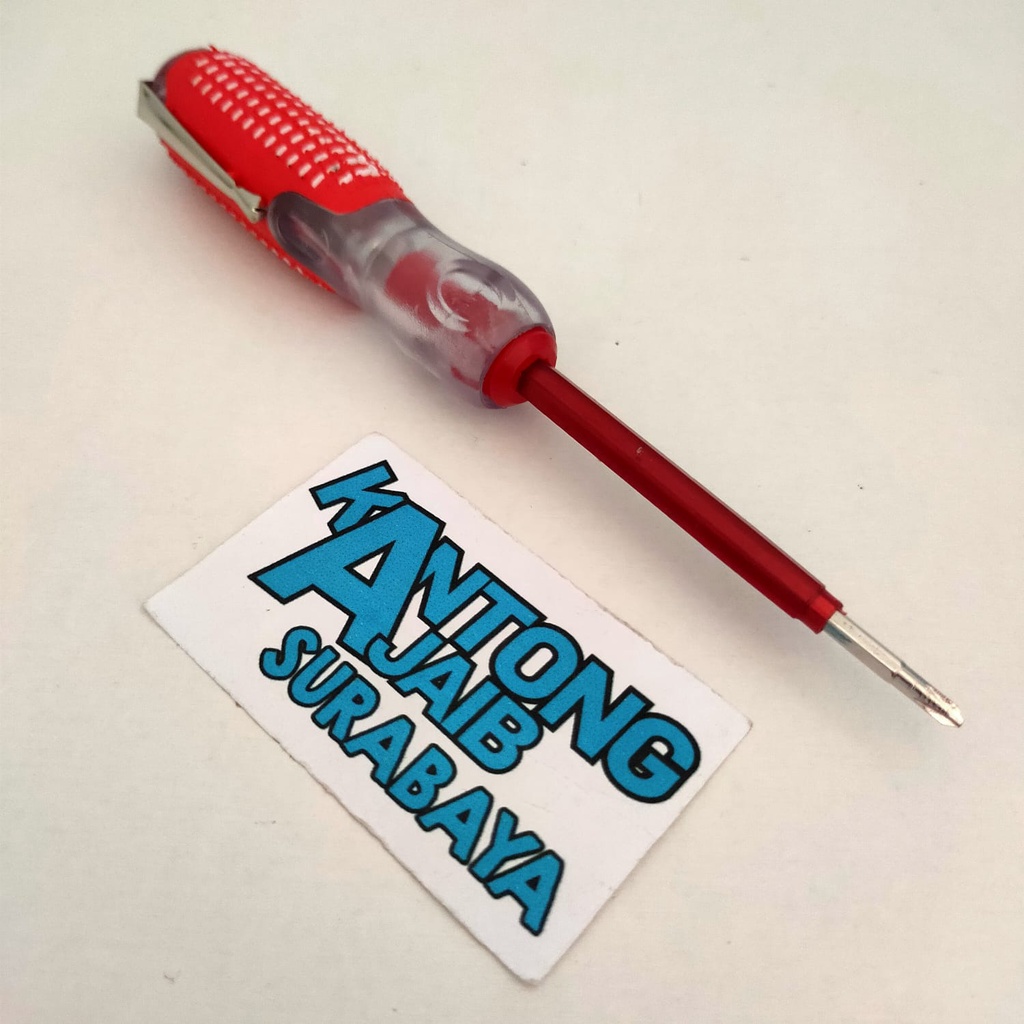 Jual Tespen 2 in 1 Obeng Testpen Bolak Balik Merah Obeng Testpen AC ...
