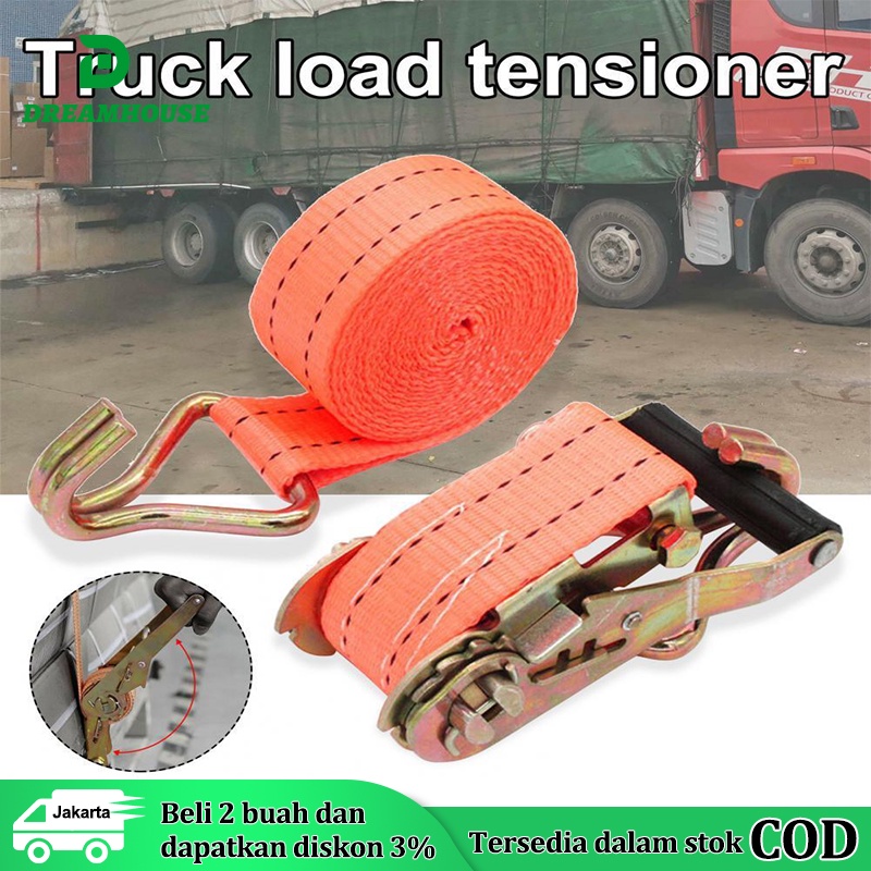 Jual RACHET TIE DOWN 5cmx8meter KREK SOUND SISTEM CARGO LASHING TRACK ...