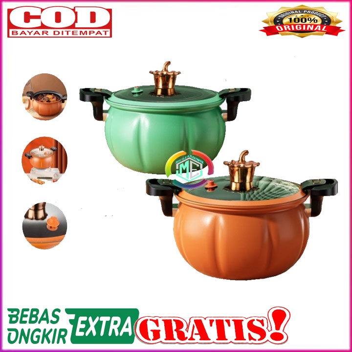 Jual Panci Presto Bulat Bentuk Labu Berbahan Batu Medis Dan ...