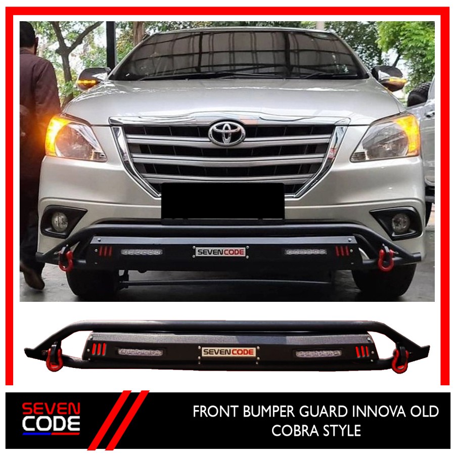 Jual PENGAMAN BUMPER DEPAN INNOVA LAMA 2005 - 2015 COBRA STYLE | Shopee ...