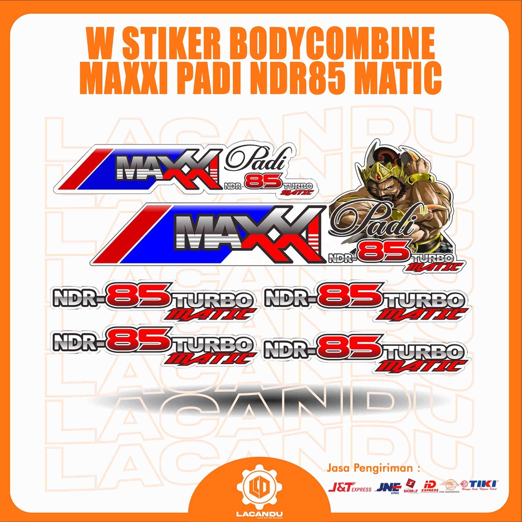 Jual W STIKER BODYCOMBINE MAXXI PADI NDR85 MATIC for COMBINE HARVESTER ...
