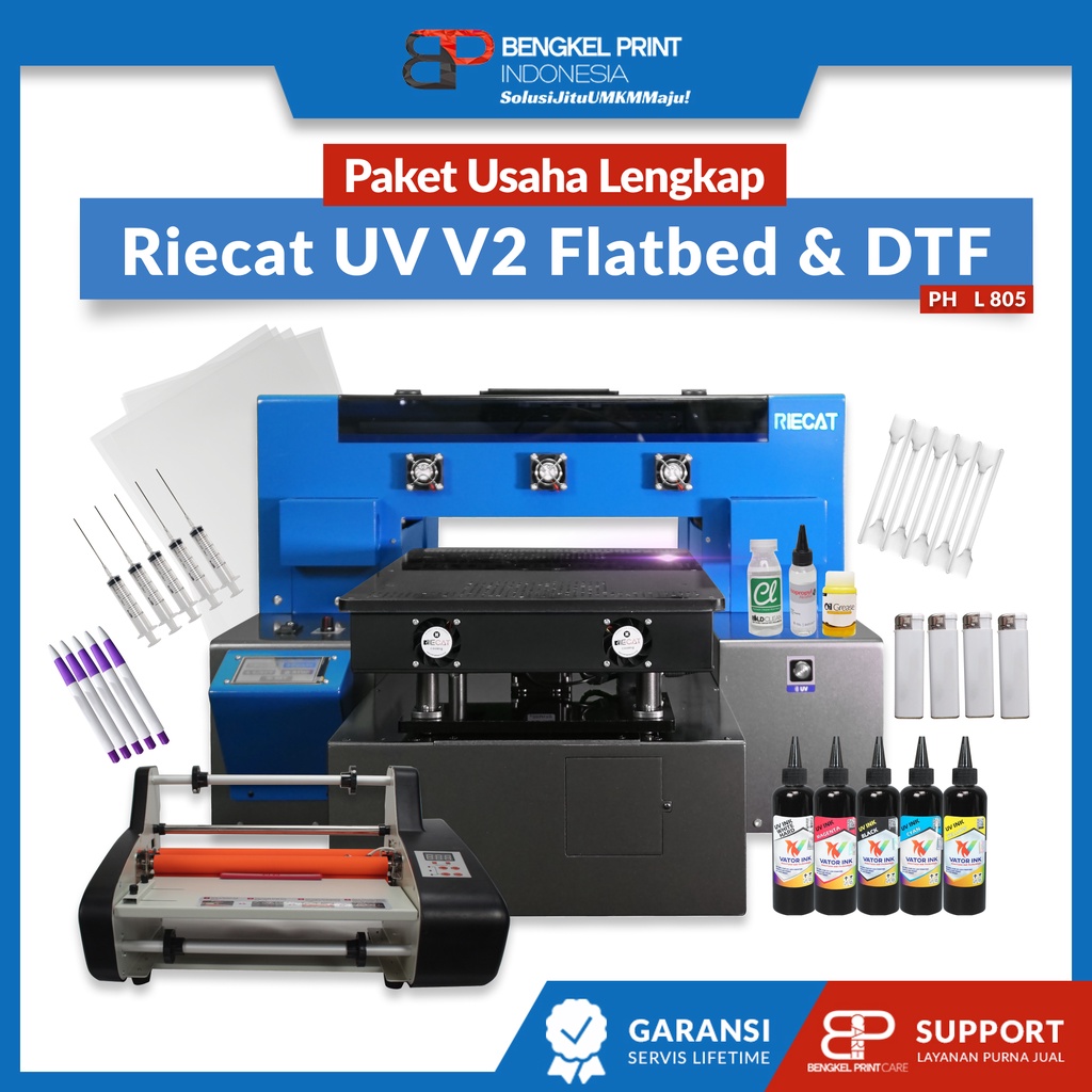 Jual Paket Lengkap Mesin UV DTF Flatbed | Shopee Indonesia
