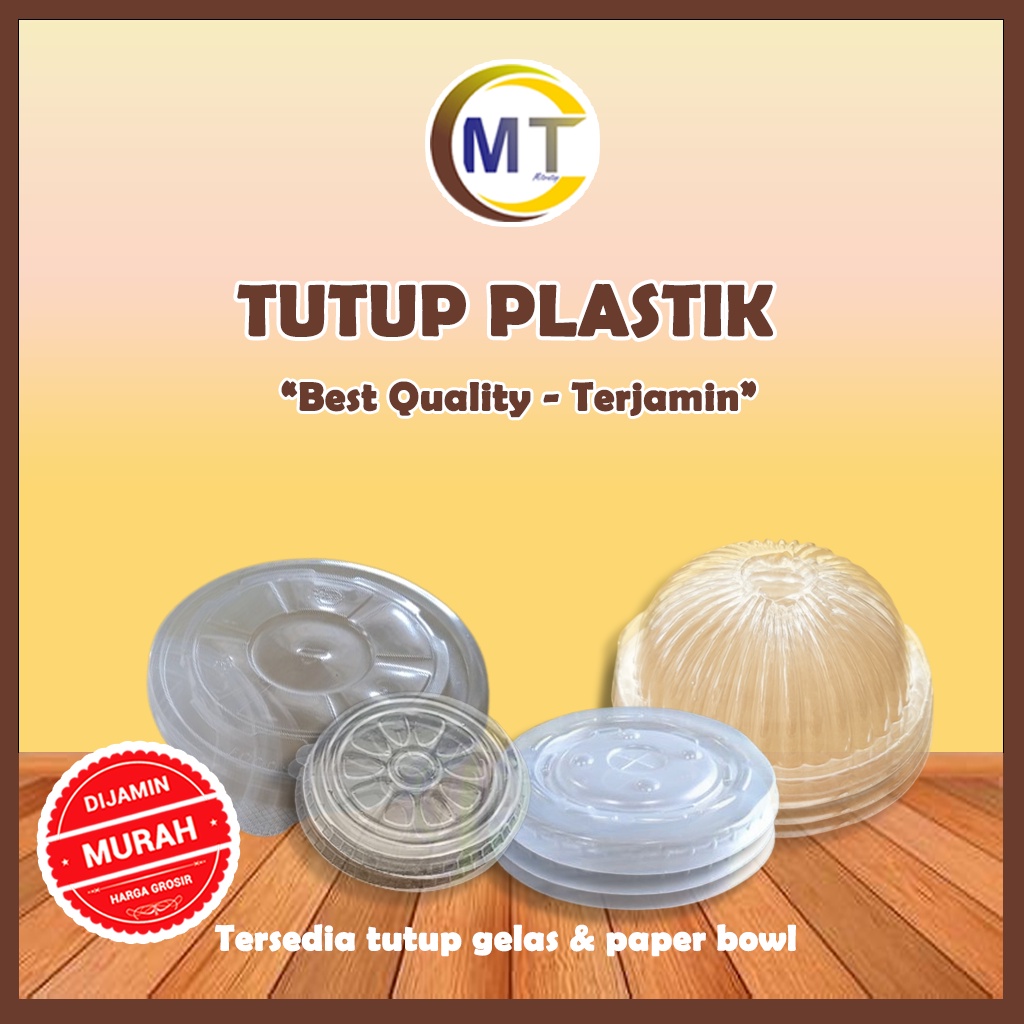 Jual Tutup Plastik Gelas OZ Cembung dan Datar Tutup Plastik Agar-Agar ...