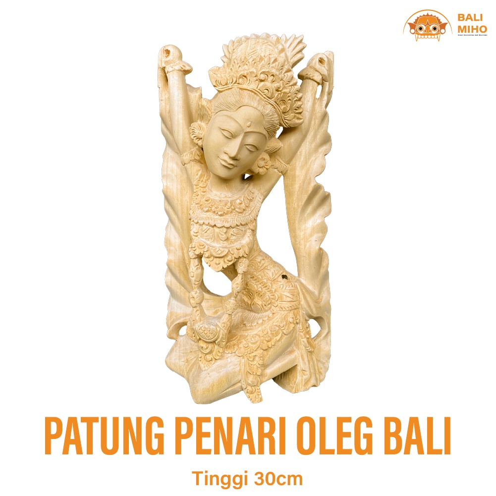 Jual Patung Penari Oleg 30 cm - Patung Oleg Bali - Patung Kayu - Oleg ...