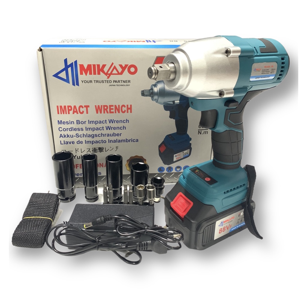 Jual NEW PROMO!!!Mesin Cordless Impact Wrench Electric Brushless 88VF ...