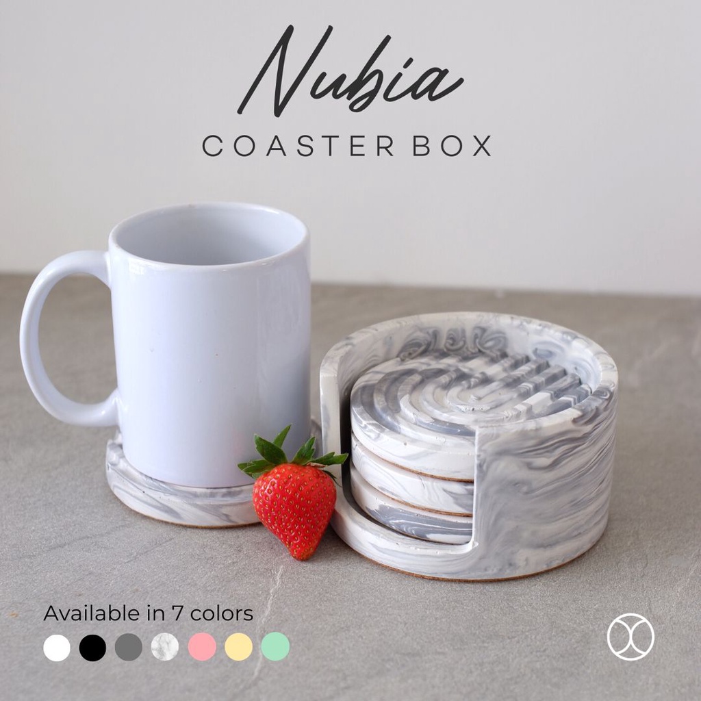 Jual CONCREATE LIVING Coaster Box + Coaster Nubia Home Decor (Basic ...